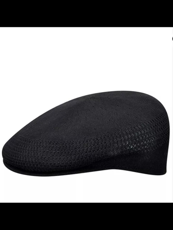 Kangol | Accessories | Kangol Black Knit Cap With White Logo | Poshmark